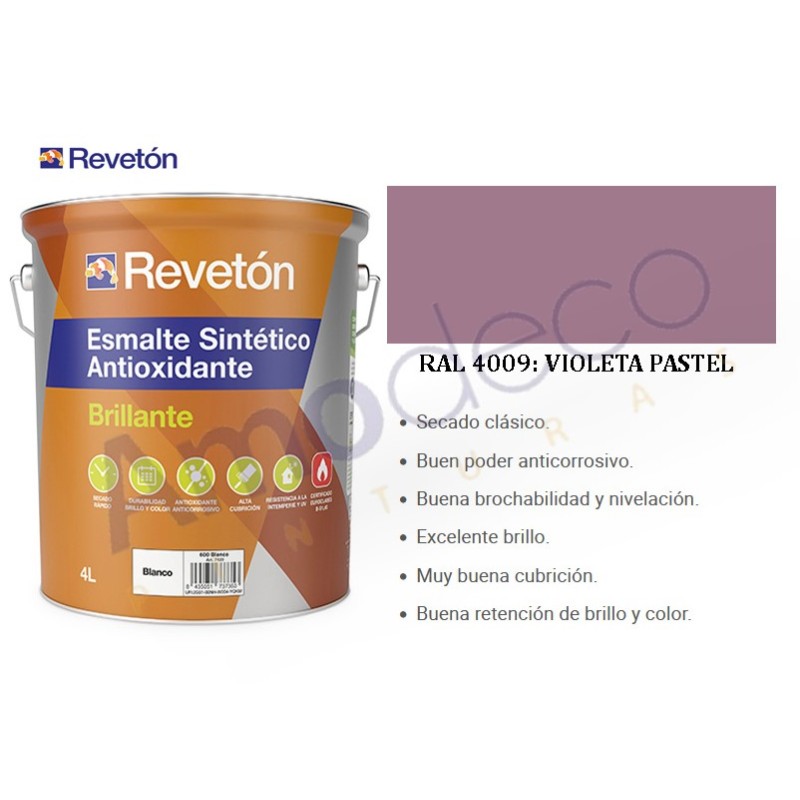 ESMALTE SINTETICO ANTICORROSIVO RAL 7035 COLOR: GRIS LUMINOSO MATE ...